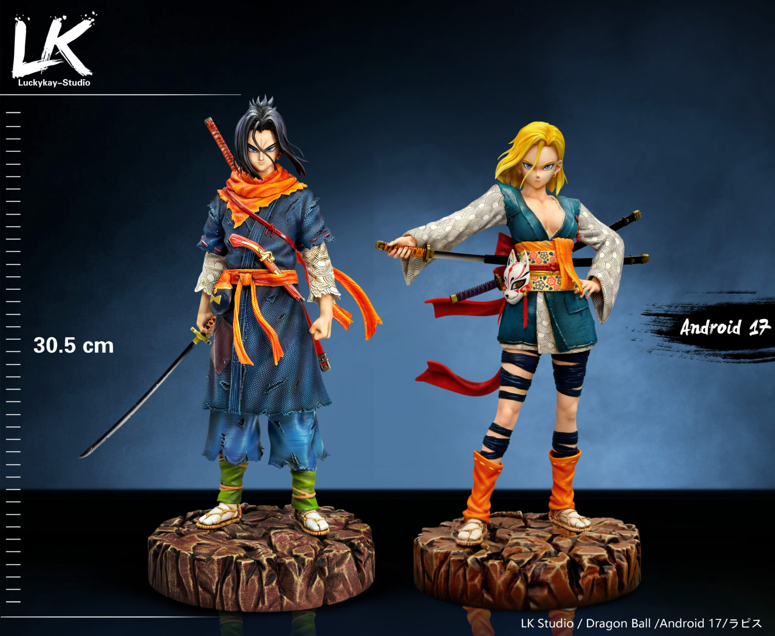 Android 17 Samurai 1/6 – Estatua de Resina Premium | LK Studio Dragon ...