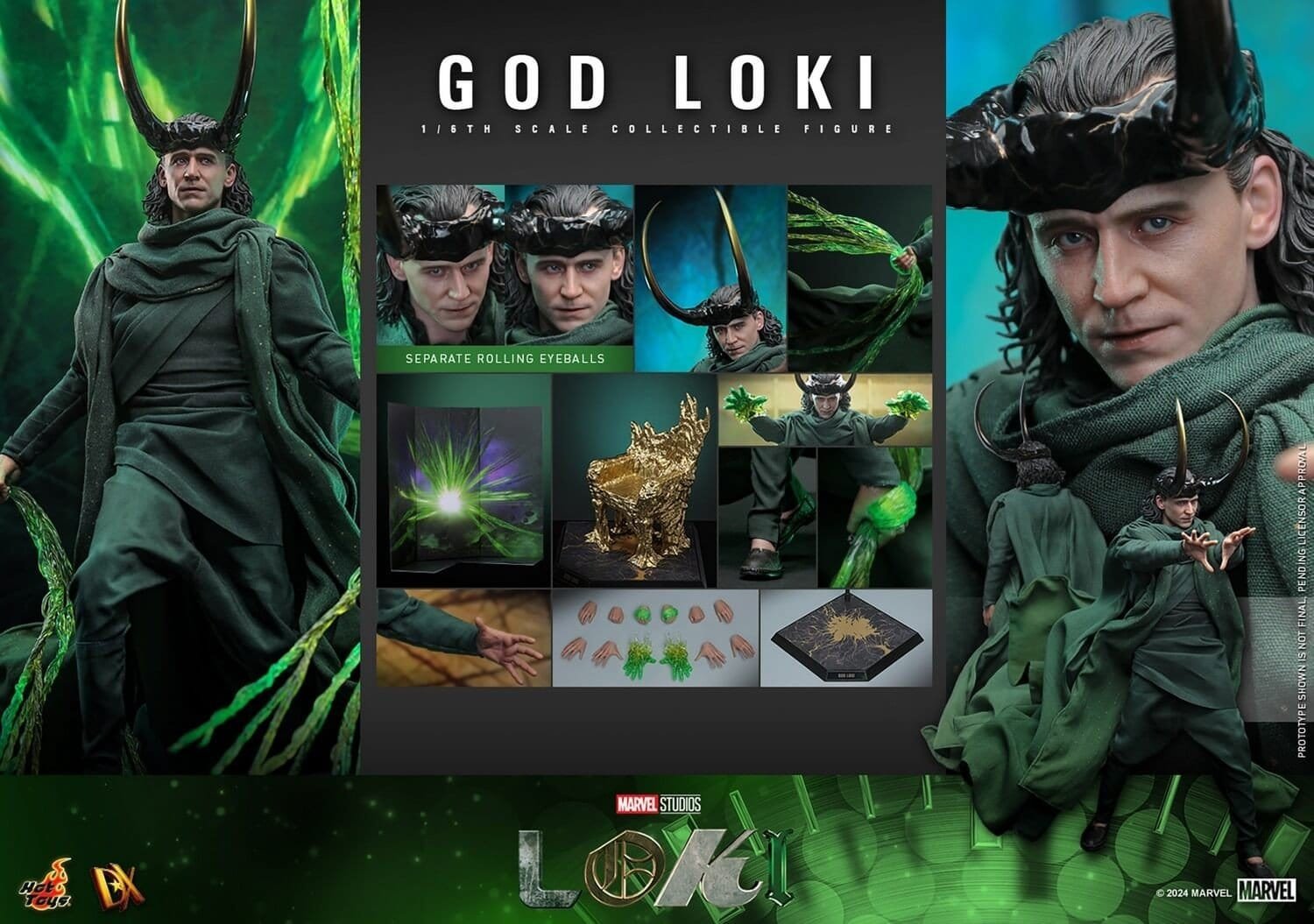 Hot Toys - Marvel Movies - God Loki - Yardrat Shop