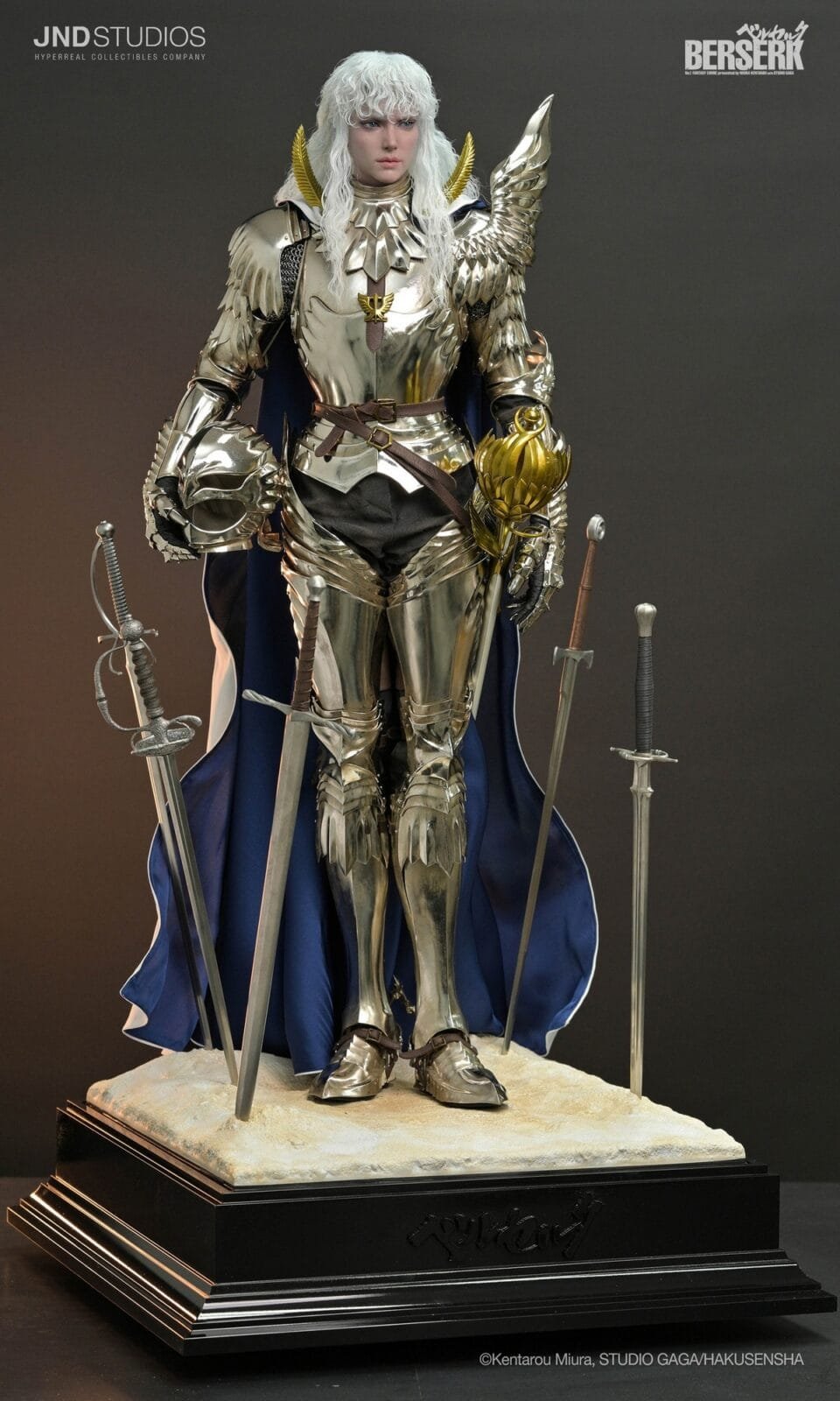 Griffith 1/3 Hiperealista – JND Studio Berserk | Estatua Premium Metal ...