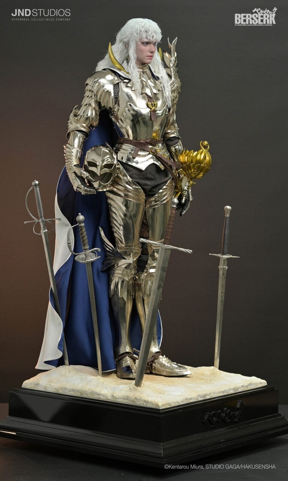 Griffith 1/3 Hiperealista – JND Studio Berserk | Estatua Premium Metal ...