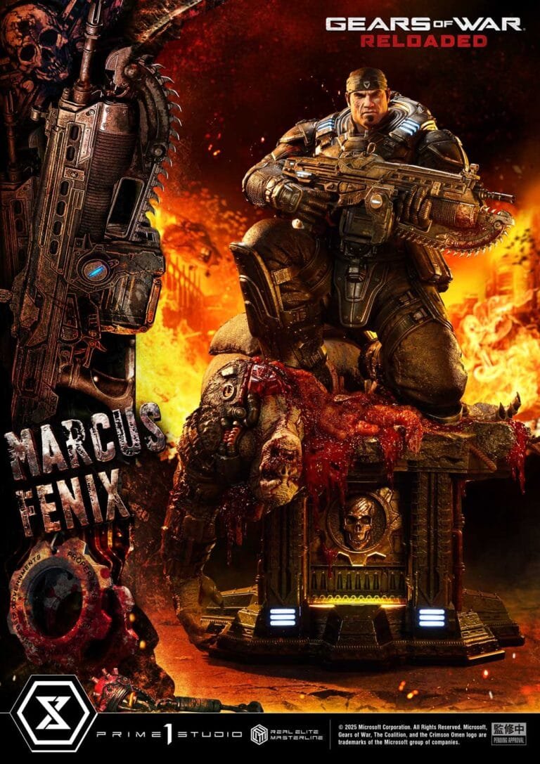 Prime 1 Studio Marcus Fenix 1/3 | Estatua Resina Gears of War Reloaded