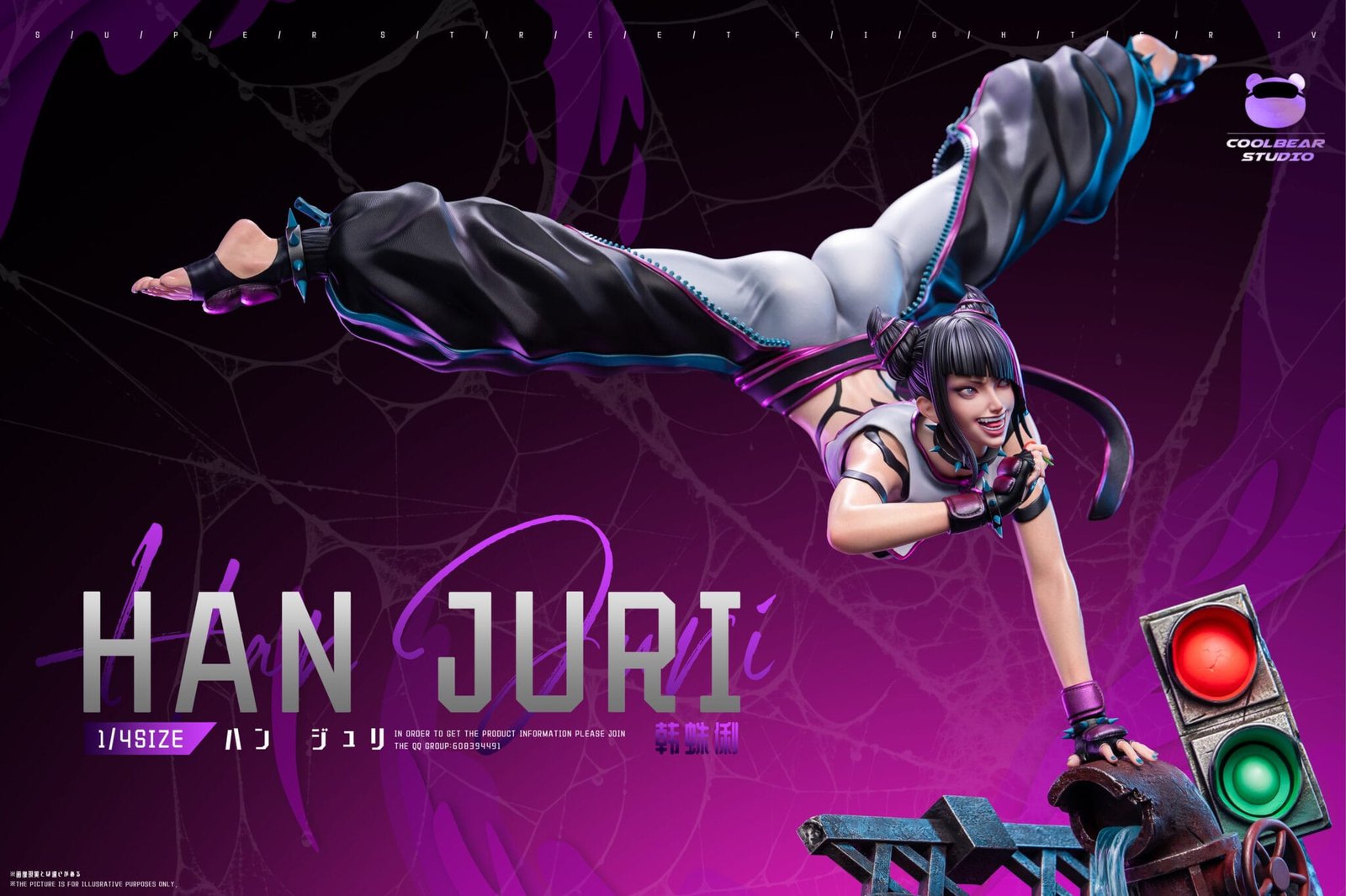 Han Juri 1/4 Street Fighter | Estatua de Resina CoolBear Studio