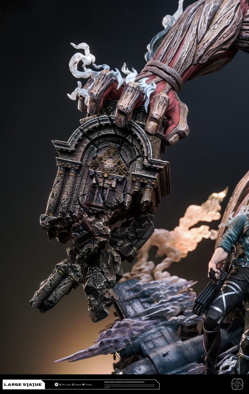 Hertz Studio – Attack on Titan | Armored Titan & Reiner – Estatua de ...