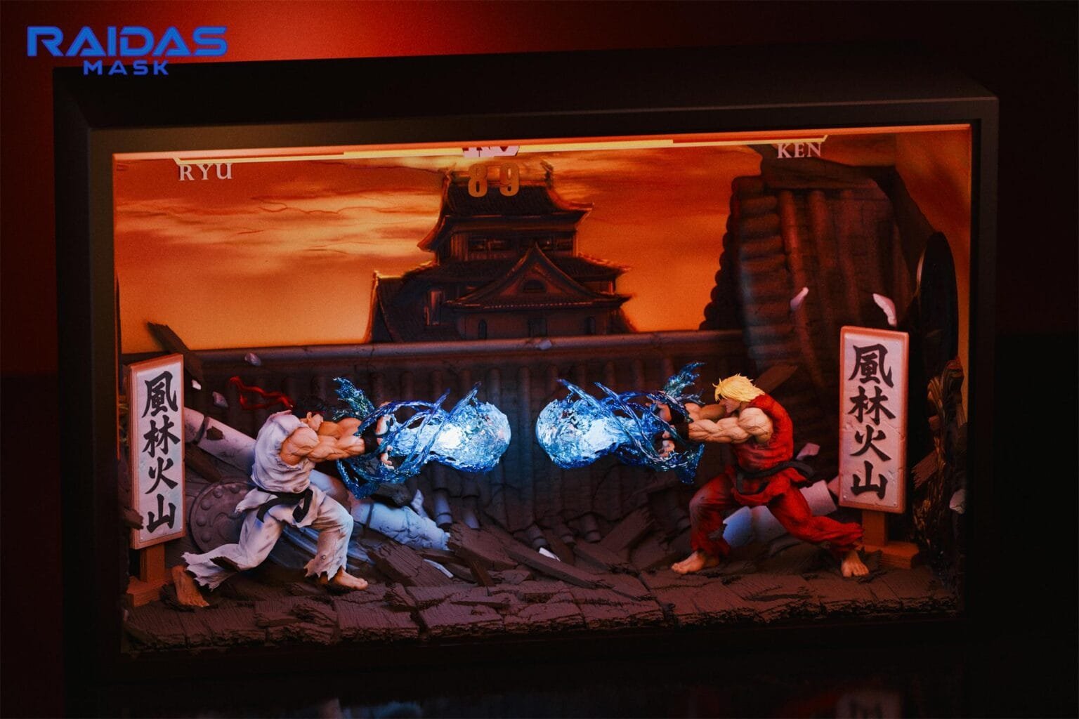 Raidas Mask Studio Ryu vs Ken 1/6 – Estatua Resina Street Fighter ...